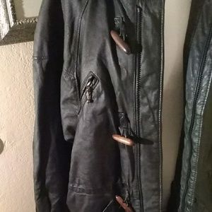 Greg Bell | Jackets & Coats | Greg Bell Leather Hooded Coat | Poshmark